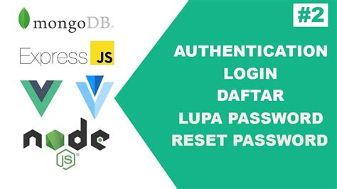 2 install vue router dan setup route login daftar lupa