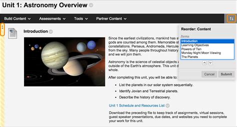 create content items or documents blackboard help