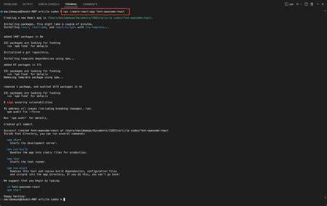 how to set up font awesome in react dev community
