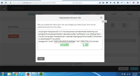 learn how to make mailchimp s popup window appear with