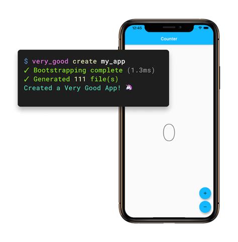 flutter starter app very good core and cli