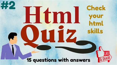 html important mcq part 2 html objective questions and answers for