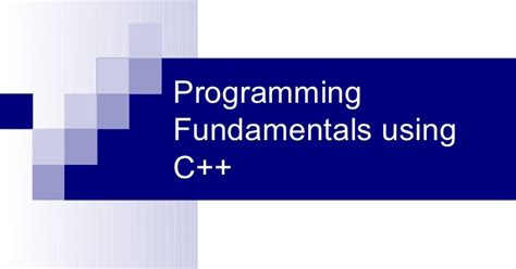 programming fundamentals using c