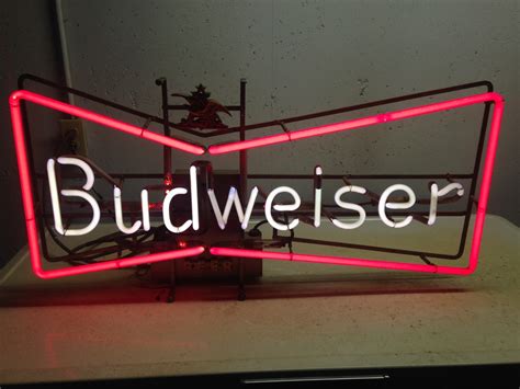 Vintage Flashing Budweiser Neon Collectors Weekly