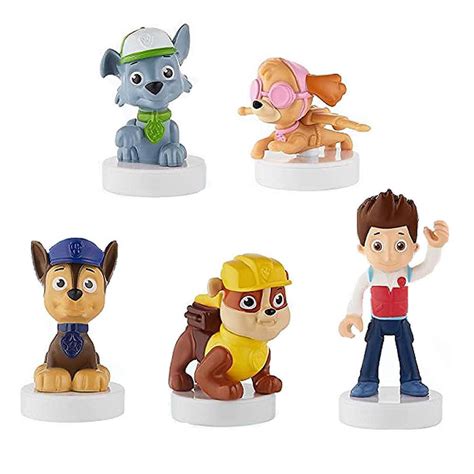 Paw Patrol Characters Centerpieces With Stand Cake Topper Or Cut Outs