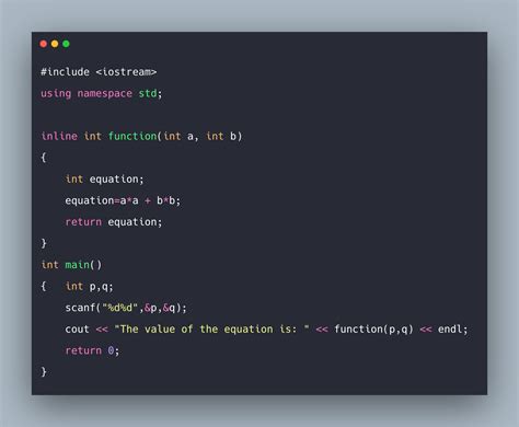 c inline functions example inline functions in c