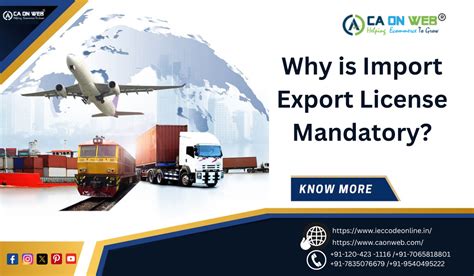 Why Is Import Export License Mandatory Caonweb