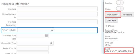 working with predefined field groups