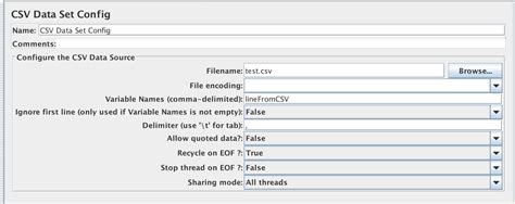 jmeter loading json data with csv data set config stack overflow