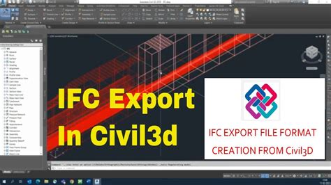 ifc export in autocad civil 3d youtube