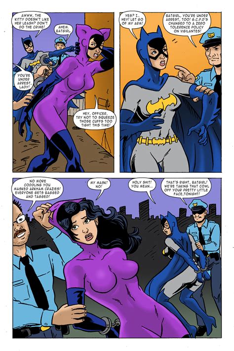 batgirl vs catwoman arrested development page 2 colors by satyq