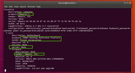 hardware information ubuntu 18 04