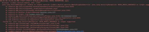 android android7 0 java lang securityexception mode world readable no