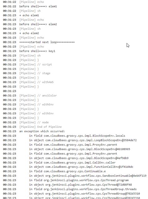 looping hashmap in jenkins file and passing keys to shell or powershell