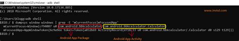 how to get android app package and app activity for appium testing