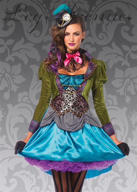 Ladies Leg Avenue Deluxe Mad Hatter Costume [85505] Struts Party