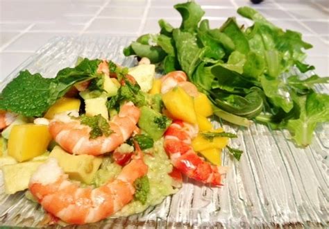 Salade Thai Aux Mangues Et Crevettes