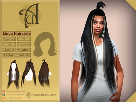 The Sims Resource Linda Hairstyle