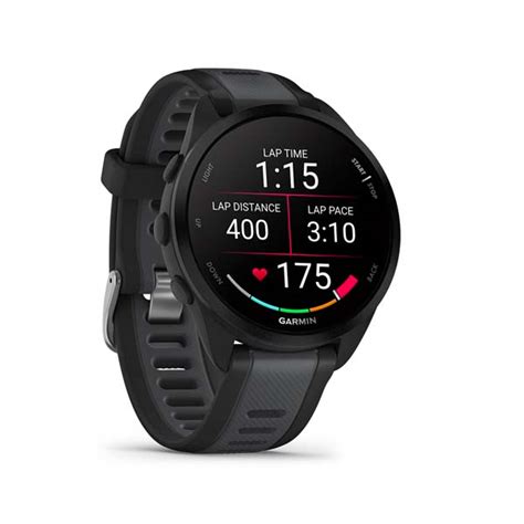 Forerunner 165 Gps Marathon Smartwatch For Runner Black Wearables