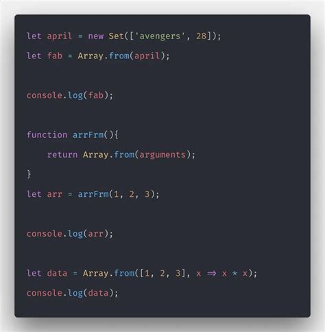 array from function in javascript the complete guide