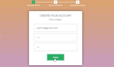 16 multi step html forms csshint a designer hub