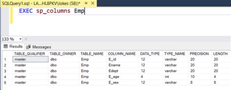 Sql Query To Display The Length And First 3 Characters Of Ename Column