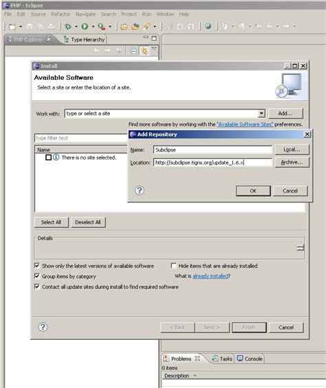 using subclipse subversion with eclipse haci murat yaman