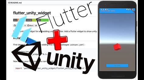 flutter unity 3d widget for embedding unity game scenes in flutter
