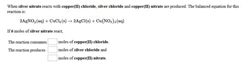 Copper Ii Nitrate Formula T3db Barium Nitrate What Are The Correct