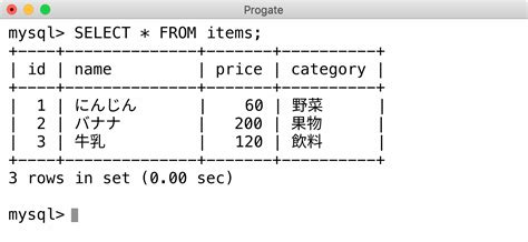 mysqlでカラムを追加・変更・削除しよう プログラミングの入門なら基礎から学べるprogate[プロゲート]