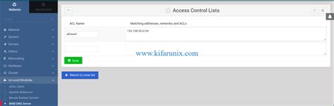 setup bind dns using webmin on debian 10
