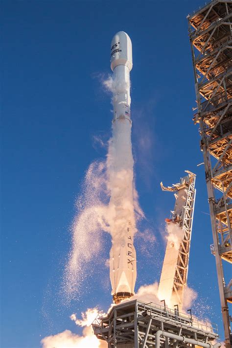 In Photos Spacex Launches Lands 1st Reused Falcon 9 Rocket Space