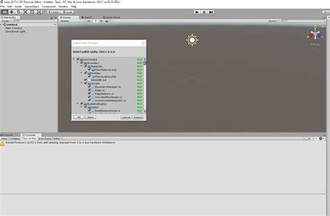 error while importing holotoolkit unity 2017 4 2 0 on unity 2018 1 6f1