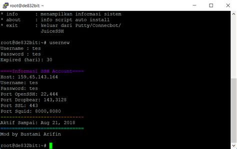 script auto install ssh untuk vps debian 8 32 bit dan 64 bit puas my id