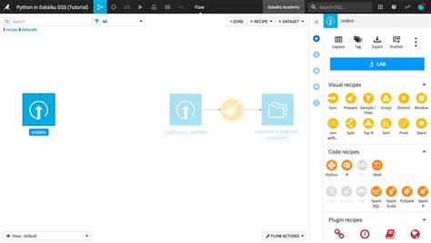 the basics of python in dataiku — dataiku knowledge base