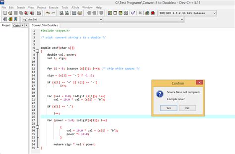 dev c not compiling windows 10 cornew