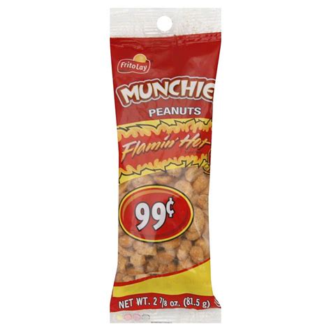 Frito Lay Munchies Flamin Hot Peanuts Shop Snacks And Candy At H E B