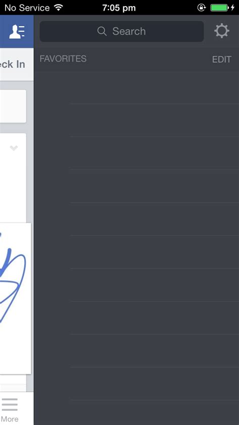 uiviewcontroller slide a menu on click of tabbar in ios stack overflow