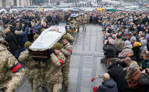 Residents Take Cover As Ukraine Border Battles Reignite Conflict The
