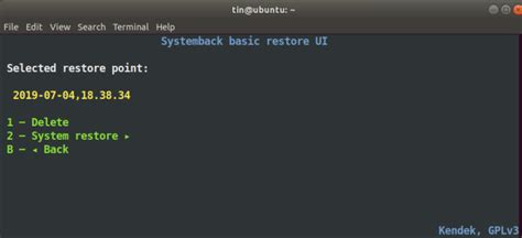 how to restore your ubuntu linux system to its previous state