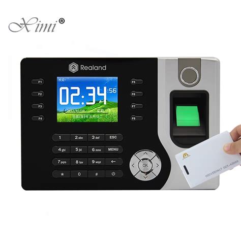 fingerprint time attendance with 125khz rfid card reader tcp ip usb