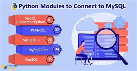python mysql database connection python geeks