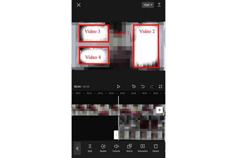 Cara Menggabungkan 2 3 4 Video Menjadi 1 Frame Layar Di Capcut 2023