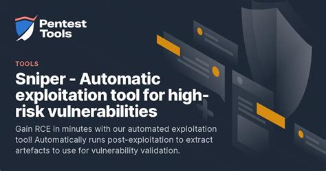 product showcase sniper automatically detect and exploit critical