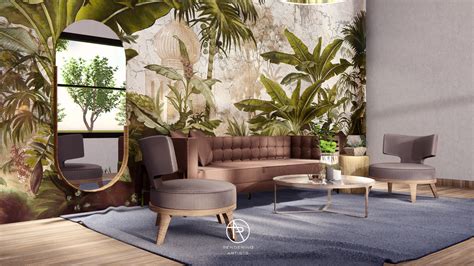 living room furniture lumion scene 1