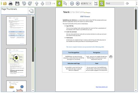 document modes winforms pdfviewer control telerik ui for winforms 0