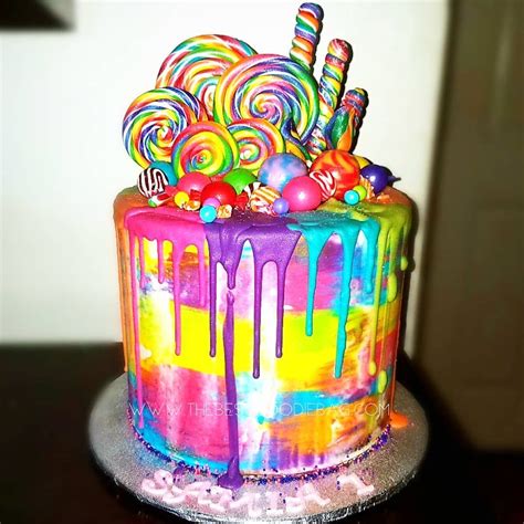 Rainbow Drip Cake Tutorial Tana Mahaffey