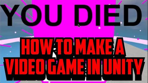 how to make a video game in unity collision detection episode 4
