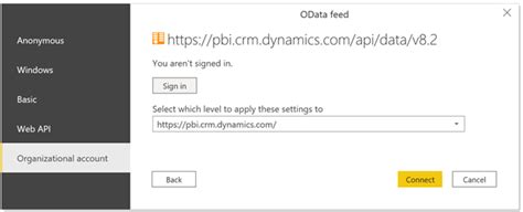 使用数据源进行身份验证 power query microsoft learn