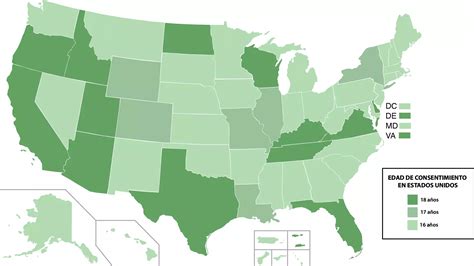 The Age Of Consent In The United States In Each Of Its States World